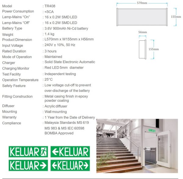 Box Up KELUAR Sign – TR408 – Pawalite Marketing
