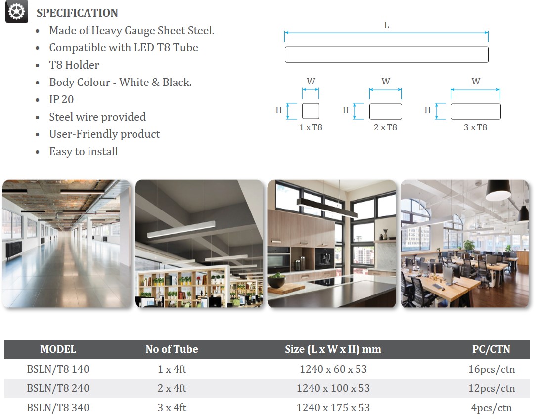 T8 Linear Fitting – Pawalite Marketing